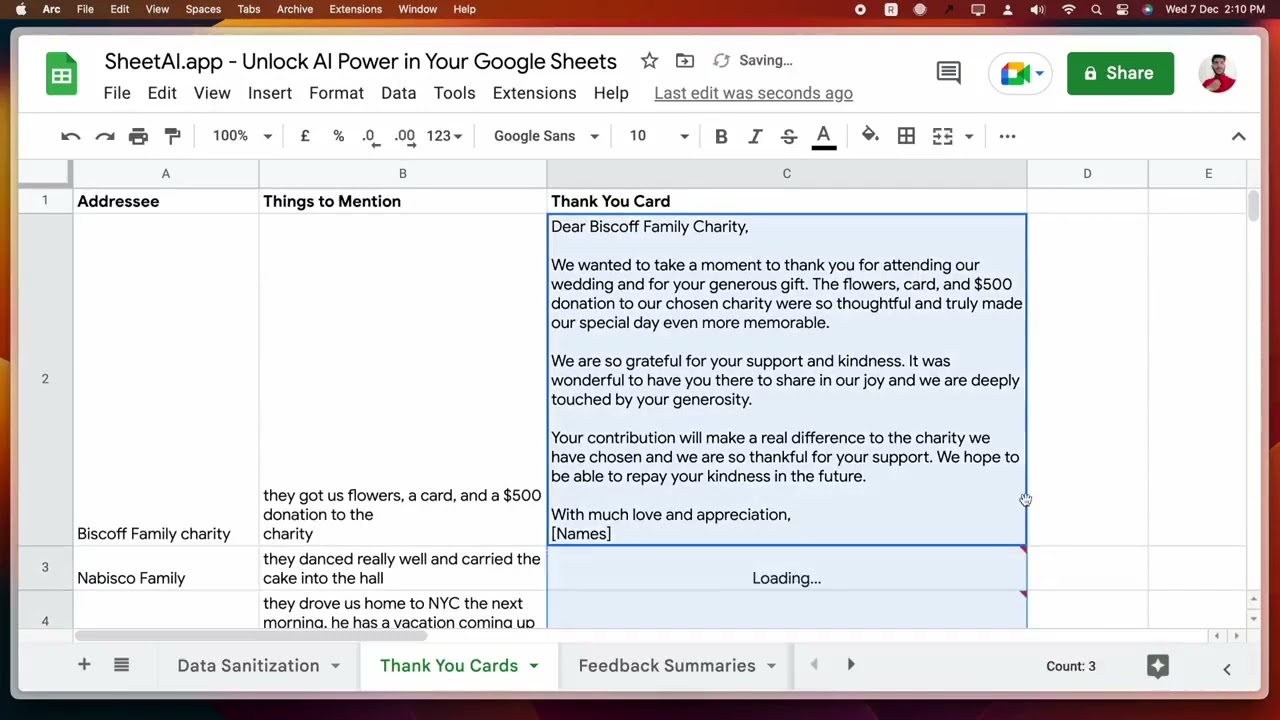 Use ChatGPT inside Google Sheets with SheetAI » chatGPT 活用動画まとめ