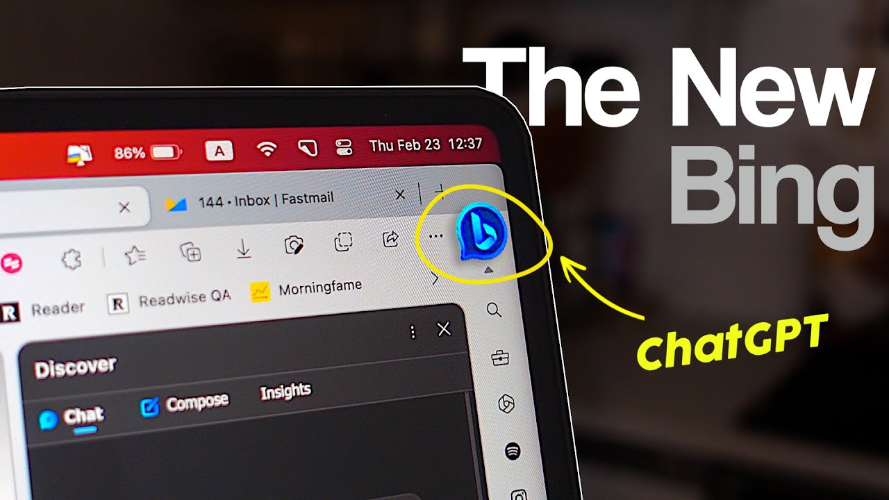 ChatGPT + Microsoft Edge = 🔥 | The New Bing Review » chatGPT 活用動画まとめ