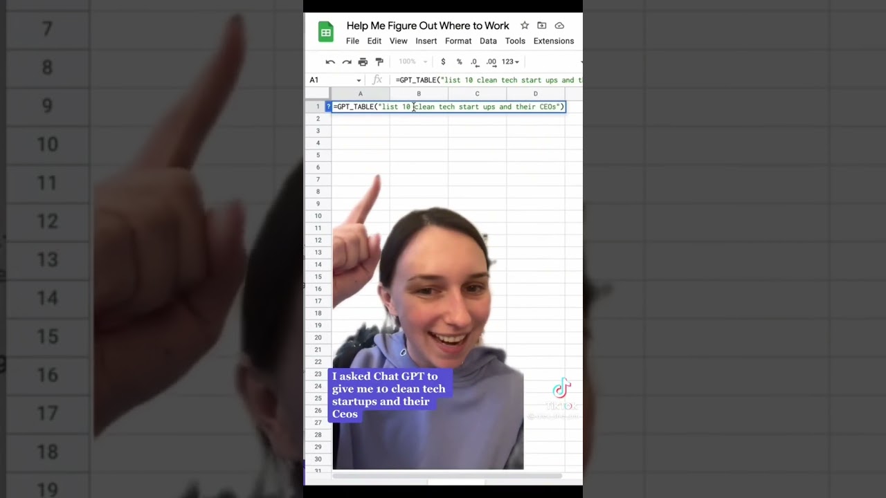 Google Sheets + ChatGPT » chatGPT 活用動画まとめ
