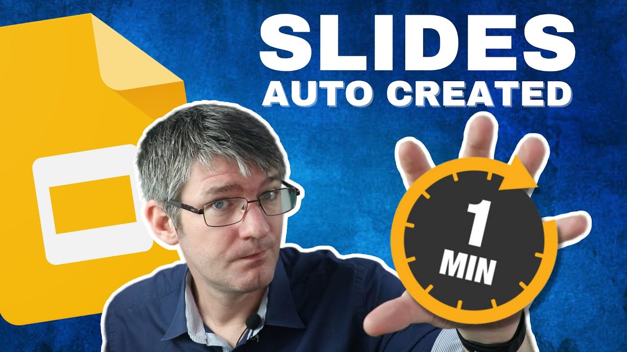 Create a Google Slides in less than a minute with AI » chatGPT 活用動画まとめ