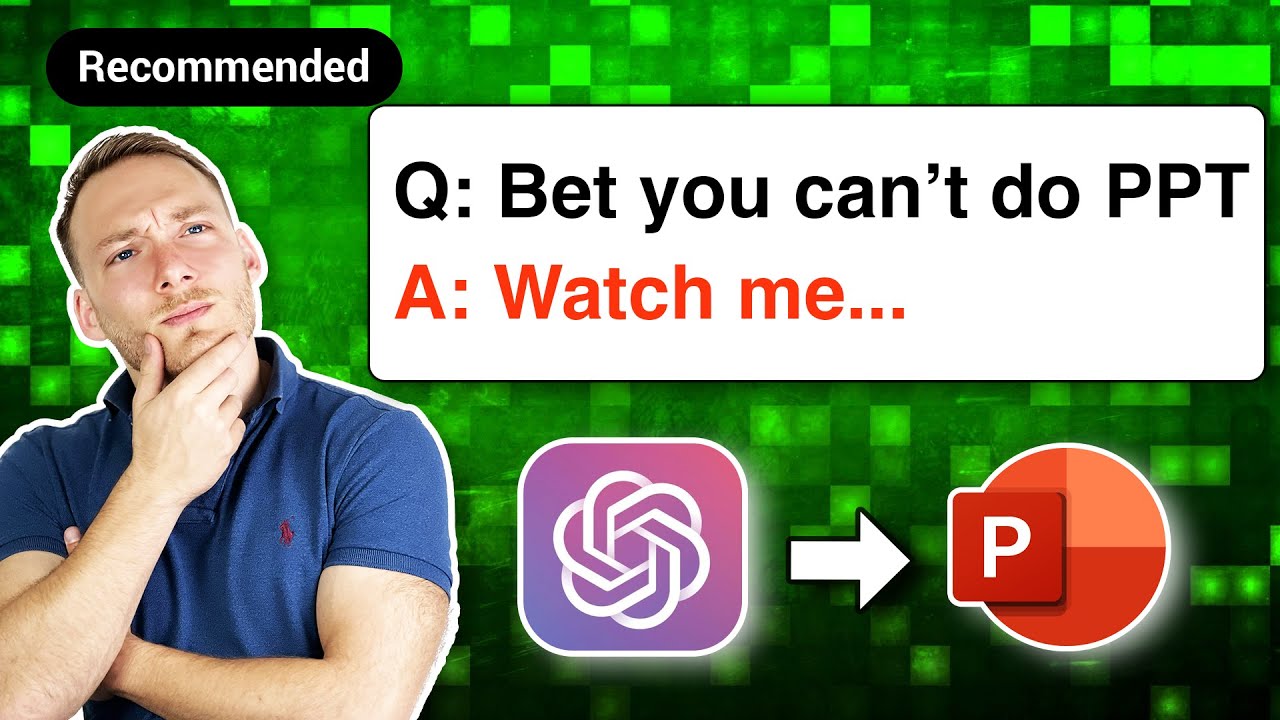 ChatGPT can create PowerPoint presentations now?! » chatGPT 活用動画まとめ