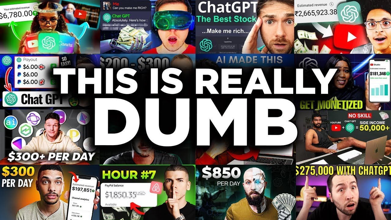 The AI Hustle – No… ChatGPT Will NOT Make You $300 A Day. » chatGPT 活用動画まとめ