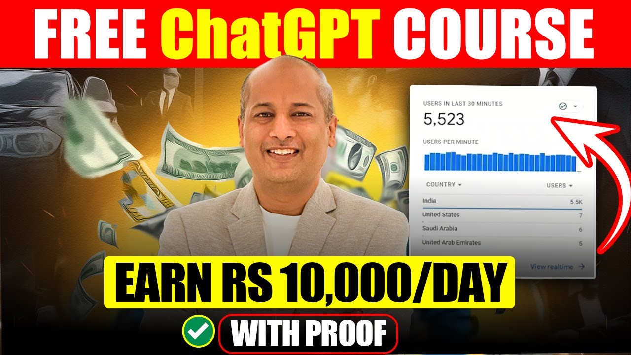 Free Course ChatGPT + Blog – Earn Rs 10K Daily from Google and Affiliate Marketing Using ChatGPT ...