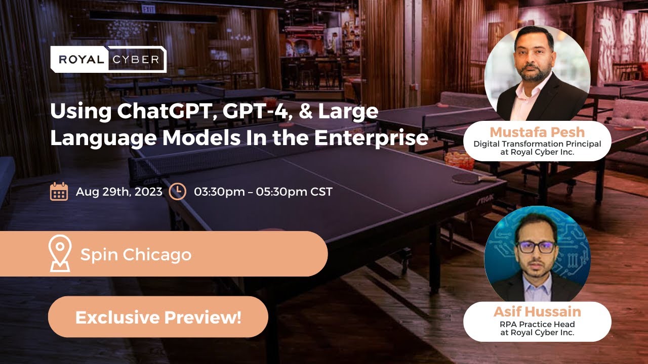 Using ChatGPT, GPT-4, & Large Language Models In the Enterprise » chatGPT 活用動画まとめ