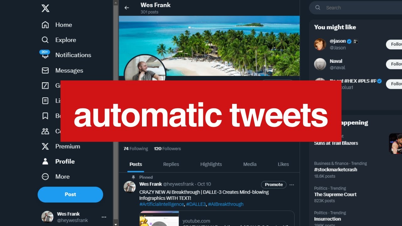 How to build a Twitter bot that Tweets for you » chatGPT 活用動画まとめ