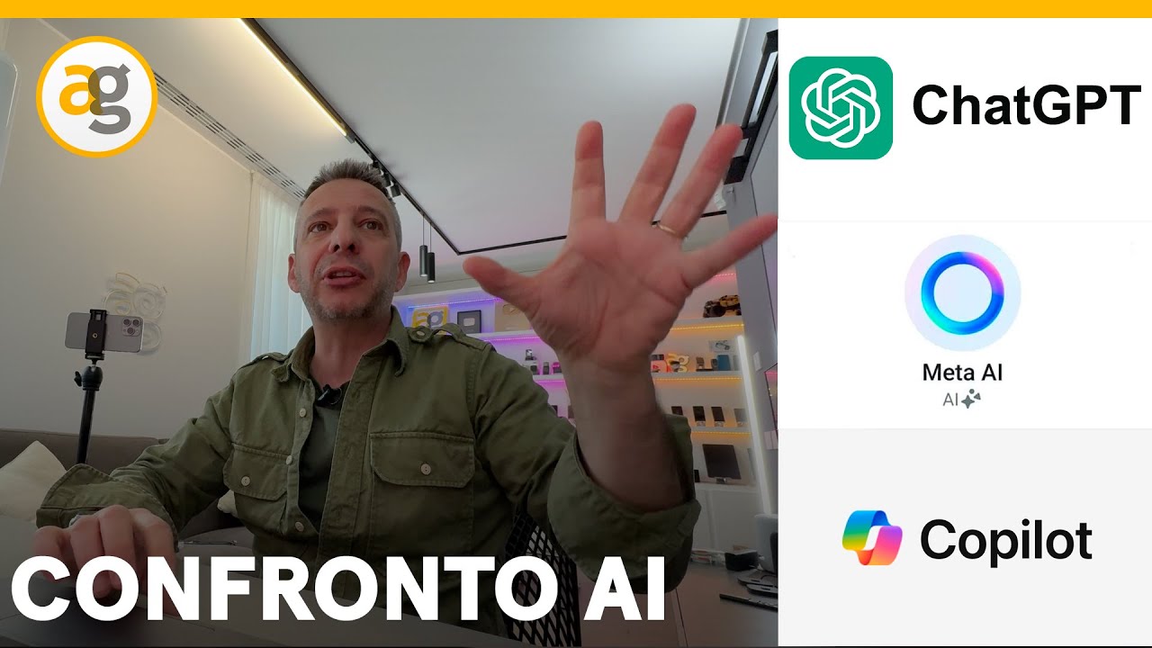 CONFRONTO INTELLIGENZE ARTIFICIALI nuova META AI, CHAT GPT e COPILOT » chatGPT 活用動画まとめ