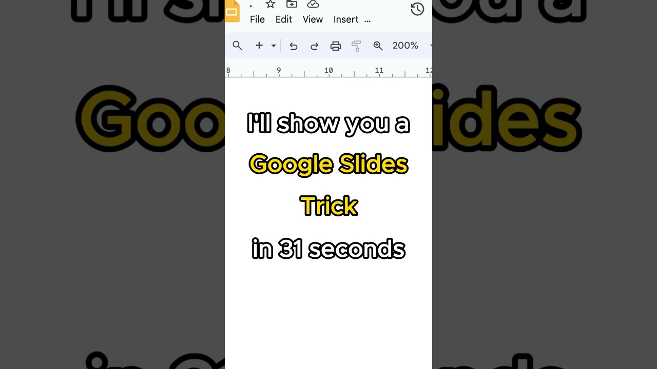 10x your Google Slides in 31 seconds 🤯 Leave a comment if you want more tricks #googleslides ...