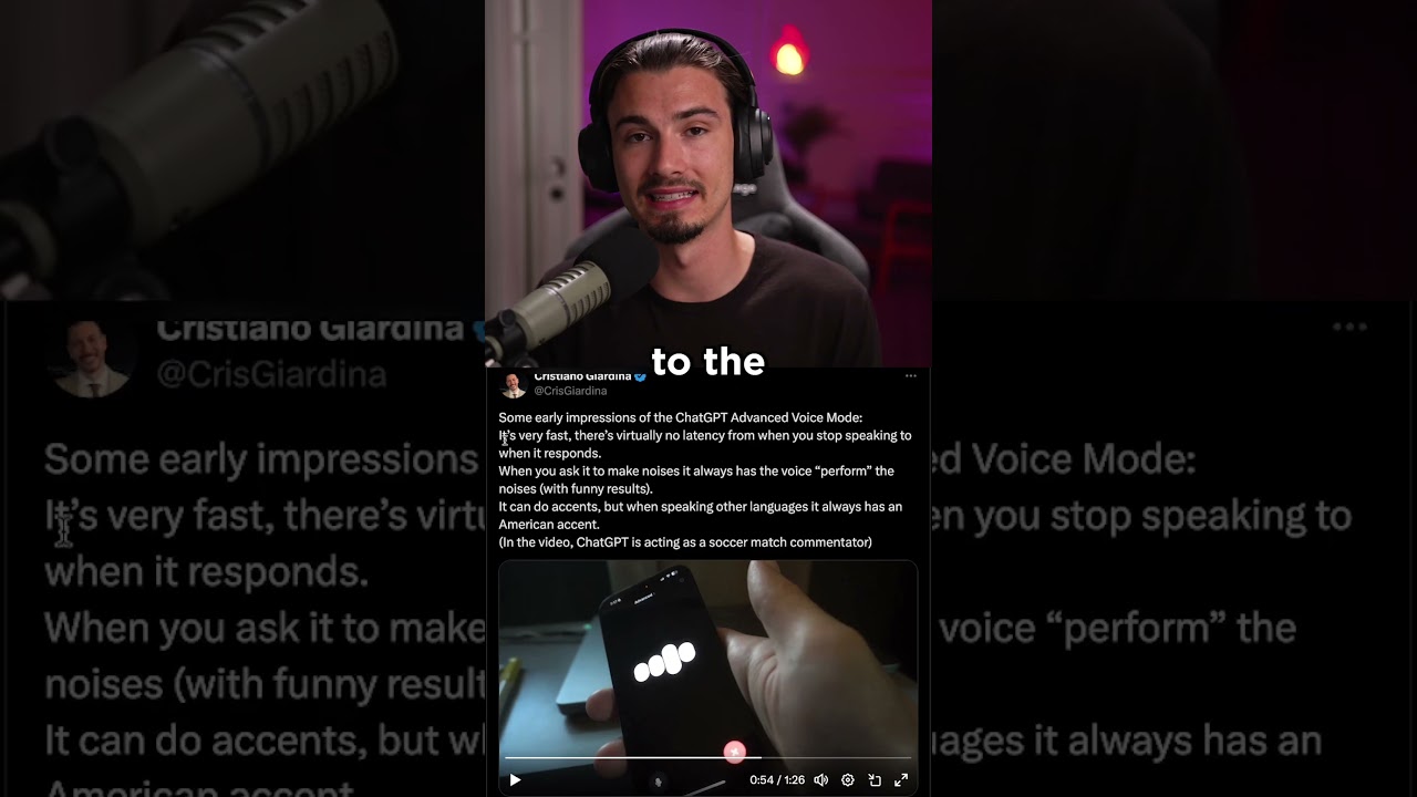 ChatGPT Advanced Voice FINALLY Releasing » chatGPT 活用動画まとめ