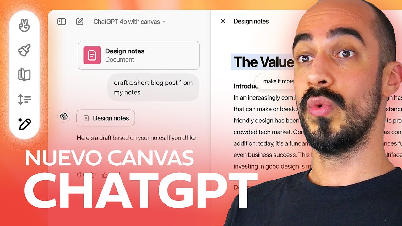 NUEVO CHATGPT CANVAS ¡MEJOR de lo que esperaba! » chatGPT 活用動画まとめ