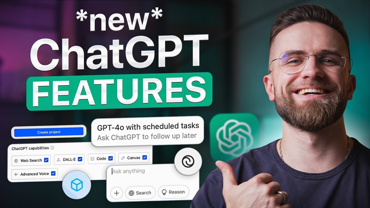 All NEW ChatGPT Features Explained in 2025! (Full Guide for Beginners ...